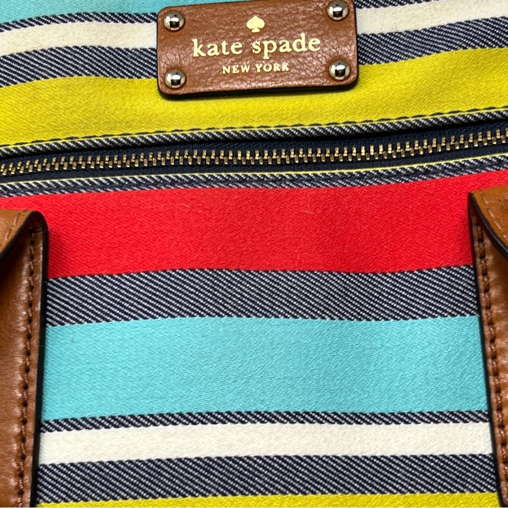 Kate Spade Multi-Colored Linda Key-West Tote Bag. - Gem